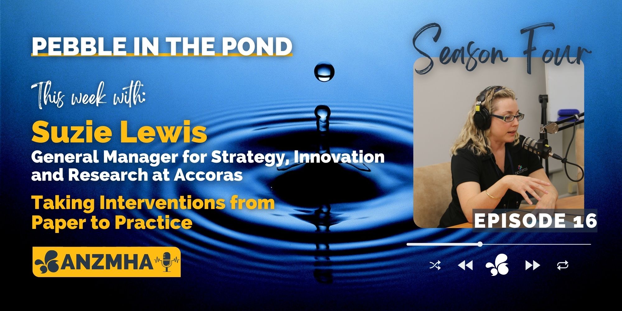 ANZMHA Podcast: Suzie Lewis